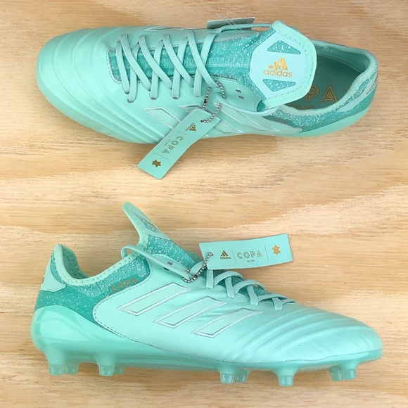 adidas | Shoes | Adidas Copa 81 Fg Leather Teal Green Soccer | Poshmark